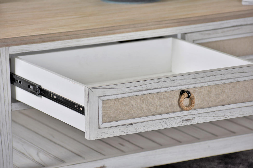 Captiva Island Coffee Table — Coastal Woodworking and Concrete Design