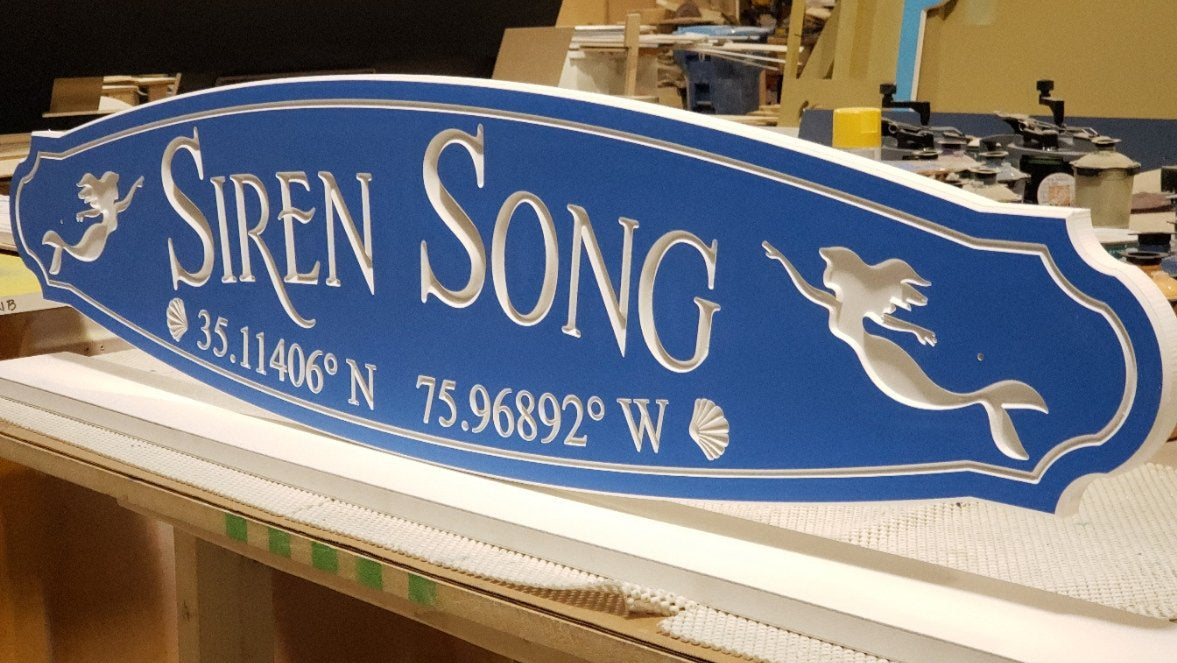 Custom CNC Signage – Coastal Woodworking and Concrete Design